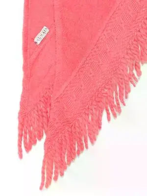 Balmain 1980s Fringed Scarf