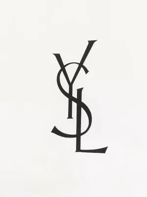 Saint Laurent 1970s Logo Scarf