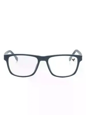 Lacoste Side-stripe Square-frame Eyeglasses - Blue