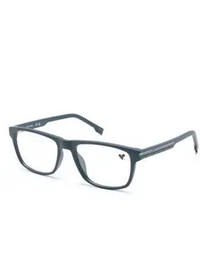 Lacoste Side-stripe Square-frame Eyeglasses