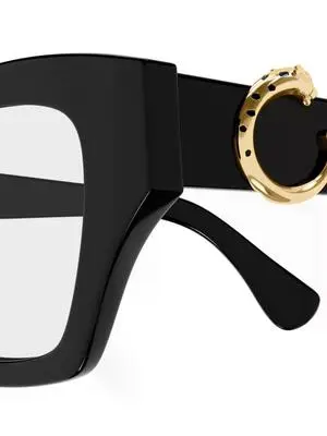Cartier Browline Eyeglasses - Black