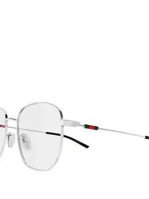 Gucci Geometric Rimless Glasses