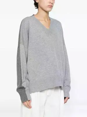 Plan C V-neck Colour-block Cardigan