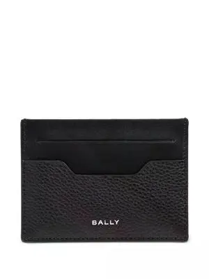 Bally Logo-detail Leather Card Holder - Black