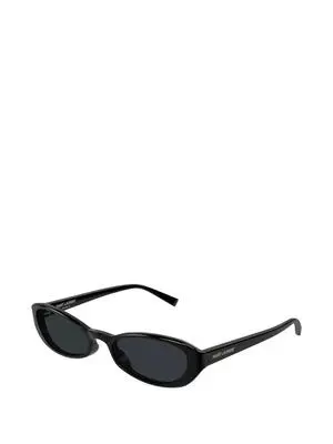 Saint Laurent Oval-frame Sunglasses - Black