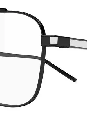 Saint Laurent Pilot-frame Glasses - Black