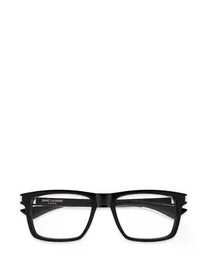 Saint Laurent Rectangle-frame Eyeglasses - Black