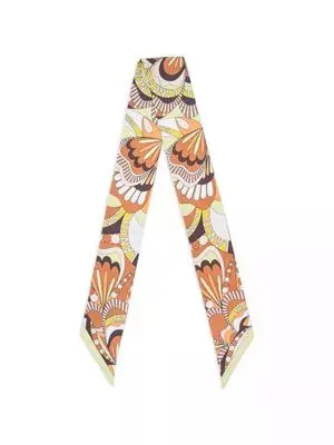 LANCEL Printed Headband - Orange