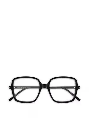 Saint Laurent Square Frame Glasses - Black