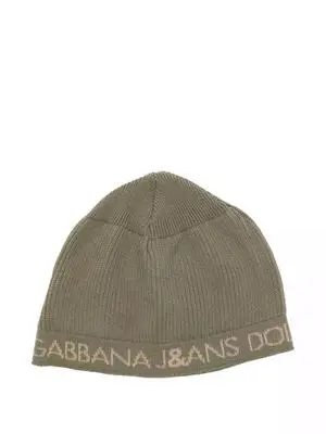 Dolce & Gabbana Logo Beanie - Green