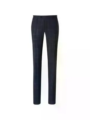 Canali Checked Suit - Blue