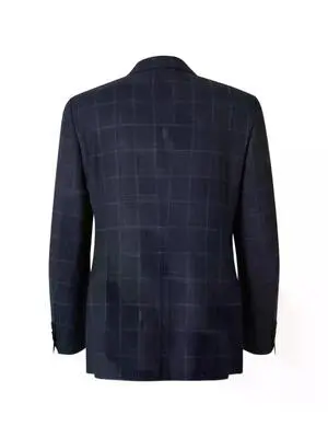 Canali Checked Suit - Blue