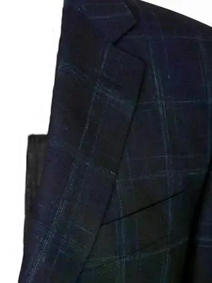Canali Checked Suit - Blue