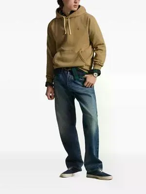 Polo Ralph Lauren Drawstring Kangaroo-pocket Hoodie - Brown