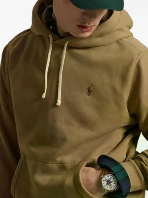 Polo Ralph Lauren Drawstring Kangaroo-pocket Hoodie - Brown