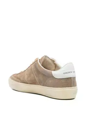 GOLDEN GOOSE Logo Lettering Sneakers - Brown