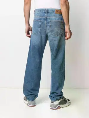 DIESEL® Light Wash Wide-leg Jeans