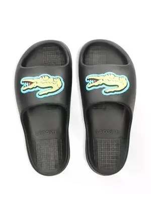 Lacoste Logo Applique Slides