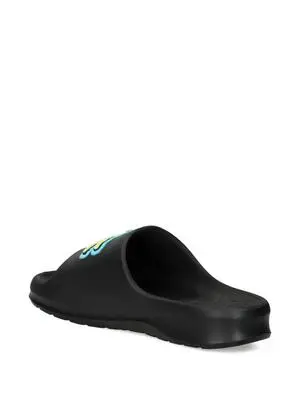 Lacoste Logo Applique Slides