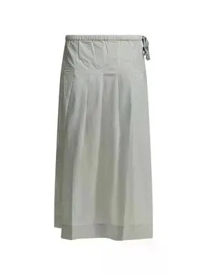 Soeur Elasticated-waist Pleated Maxi Skirt - Grey
