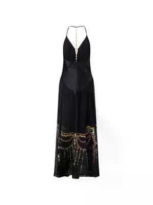 Camilla Hardware-detail Slip Maxi Dress