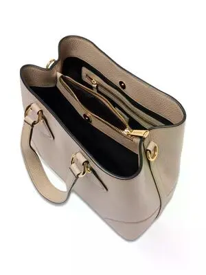 LANCEL Neo Izy Leather Tote Bag - Neutrals
