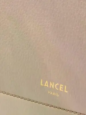 LANCEL Neo Izy Leather Tote Bag - Neutrals