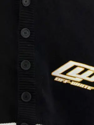 Off-White Varsity Embroidered Cardigan