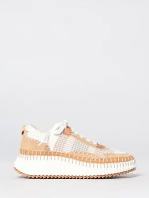 Chloé Lace-up Sneakers - Brown