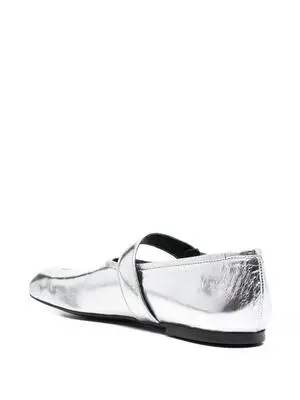 Coperni Five-toe Mary Jane Flat - Silver