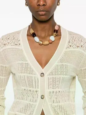 ERMANNO FIRENZE V-neck Button Cardigan