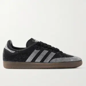 Adidas Embellished Sneakers - Black Silver