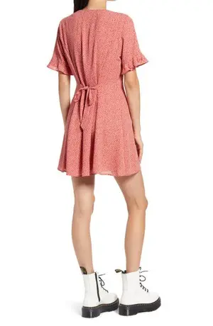 Lulus Castana A-line Mini Dress