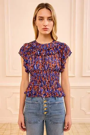 Ulla Johnson Athene Silk Top