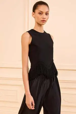 Ulla Johnson Koa Fringe Knit Top