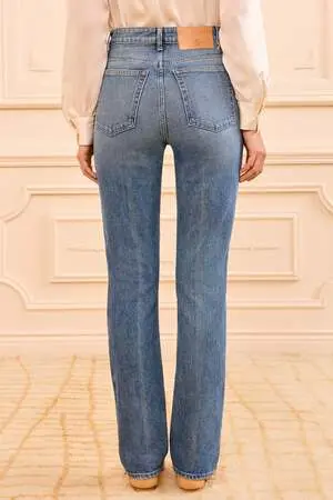 Ulla Johnson The Agnes Stretch Jean - Danube