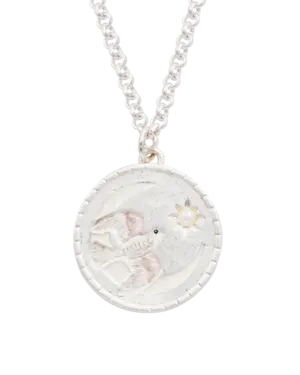 FABLE ENGLAND Dove Spirit Guide Necklace