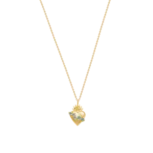 FABLE ENGLAND Sacred Heart Necklace - Gold