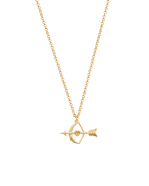 FABLE ENGLAND Cupid's Bow & Arrow Necklace
