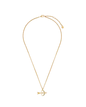 FABLE ENGLAND Cupid's Bow & Arrow Necklace