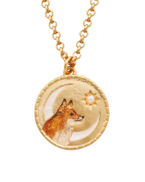FABLE ENGLAND Fox Spirit Guide Necklace