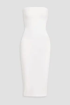 Norma Kamali Strapless Stretch-jersey Midi Dress