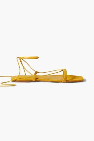 TOTEME Suede Lace-up Sandals