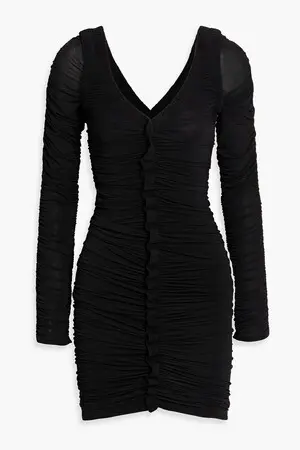 Alexander Wang Ruched Jersey Mini Dress