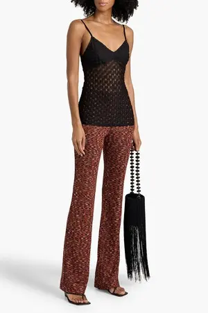Missoni Metallic Spacedyed Bootcut Pants