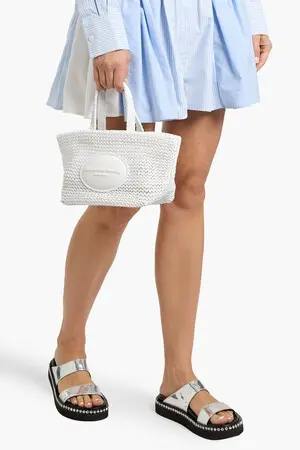 Alexander Wang Small Faux Raffia Tote