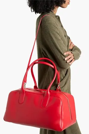 Loulou De Saison Jeru Leather Weekend Bag - Tomato Red