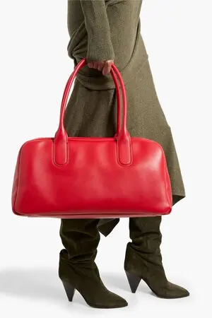 Loulou De Saison Jeru Leather Weekend Bag - Tomato Red