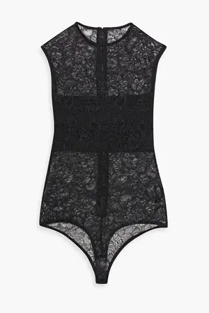 Alice + Olivia Stretch Lace Bodysuit