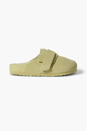 BIRKENSTOCK X TEKLA Shearling-lined Suede Clogs